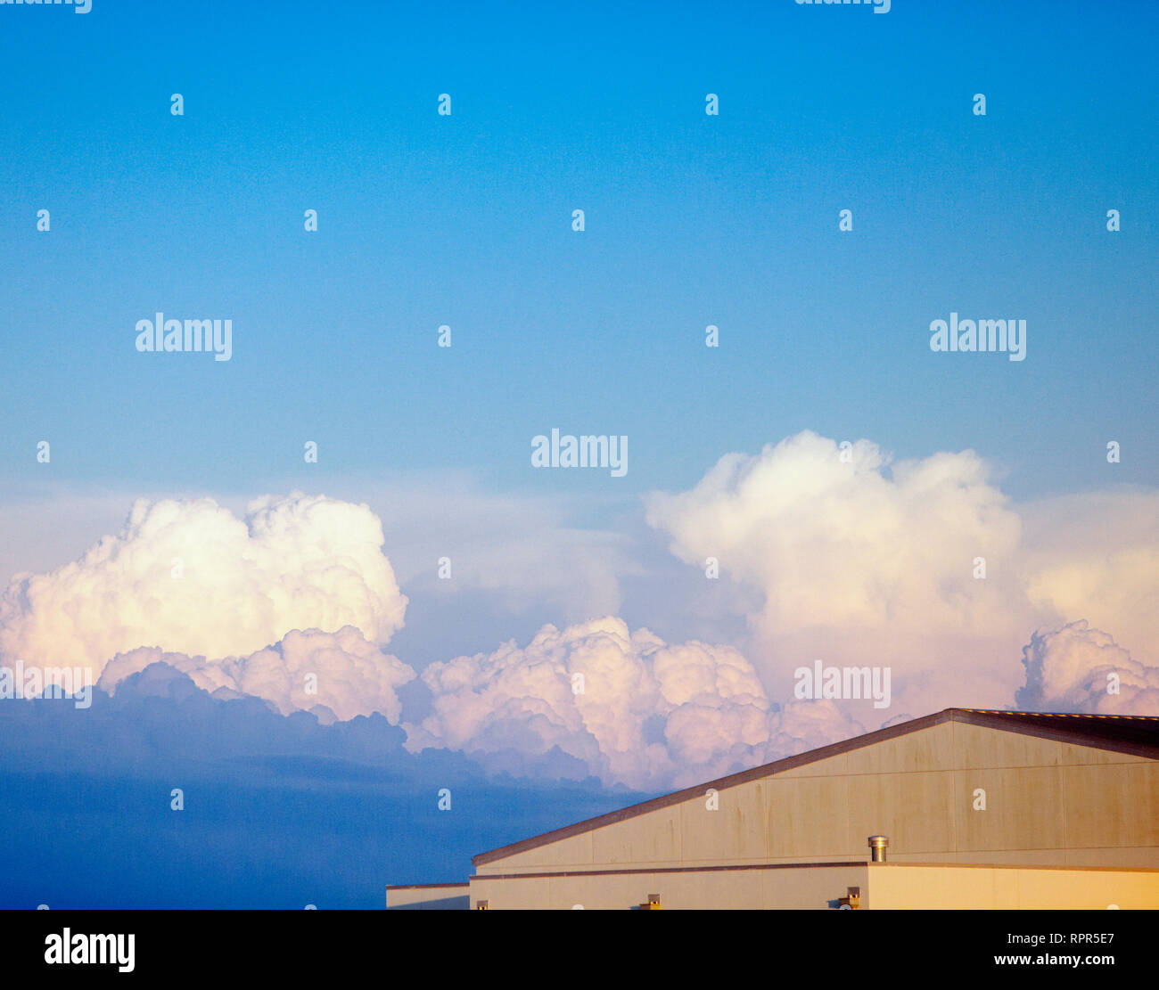 Industrial Building Rooftop Stock Photo - Alamy