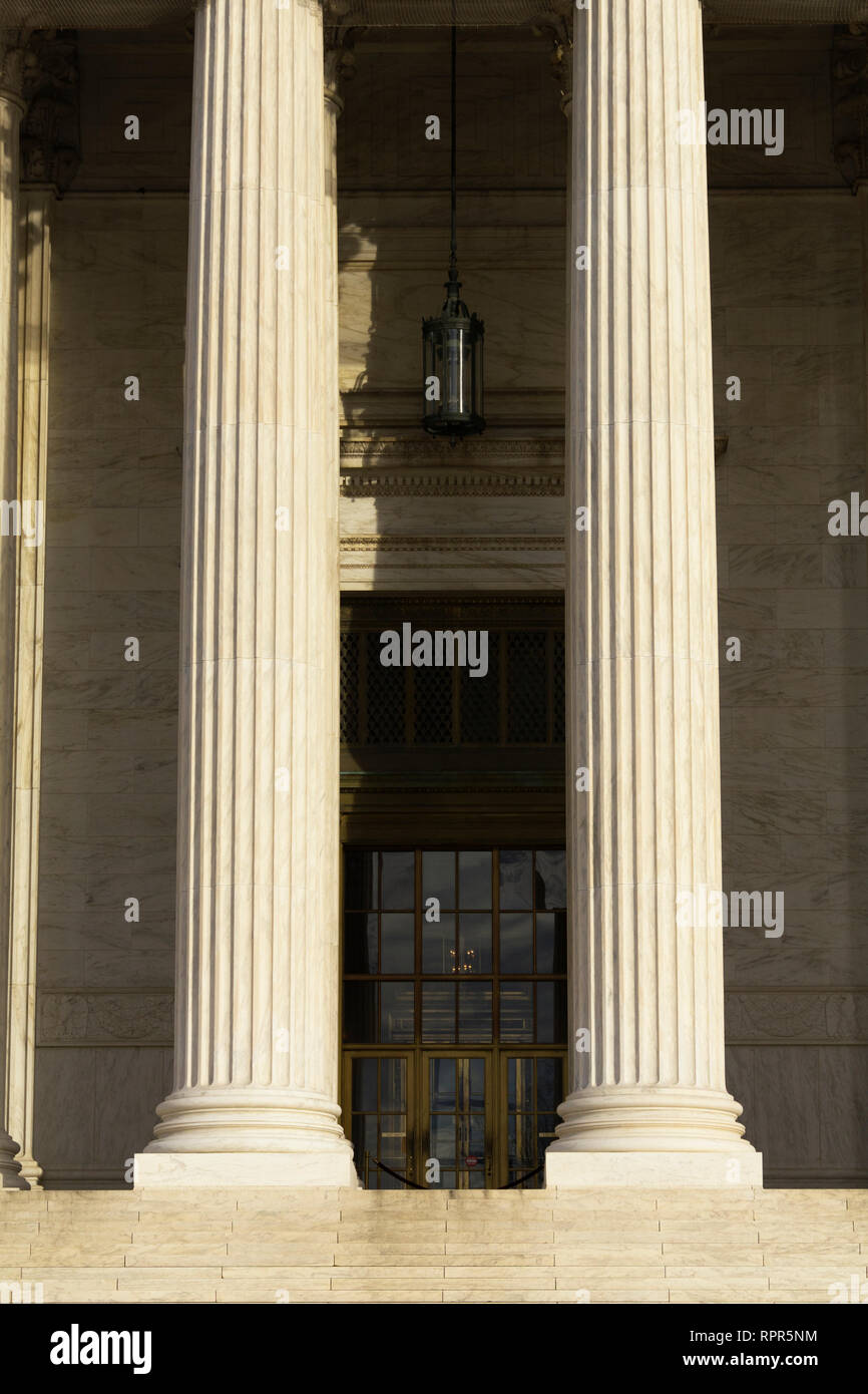 Columns of the Supreme Court Stock Photo - Alamy
