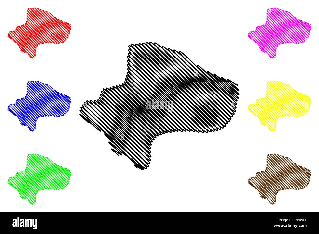 Qom map Stock Vector Images - Alamy