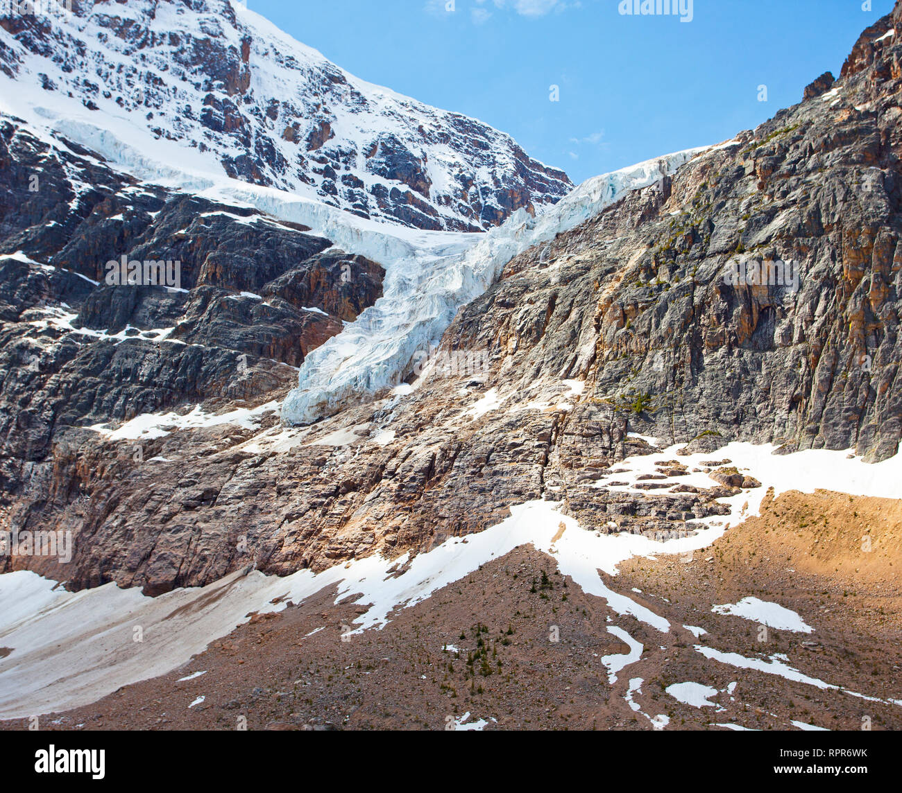 Angel Glacier, Jasper National Park, Canada Stock Photo - Alamy