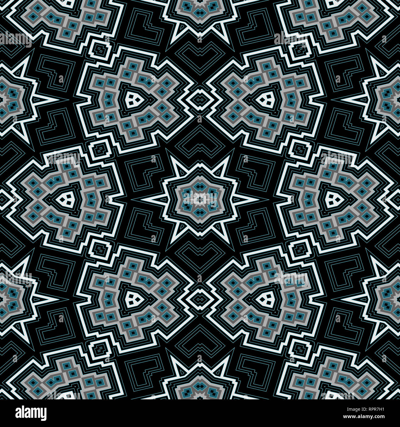 Abstract tiles seamless pattern, repeating background Stock Photo - Alamy