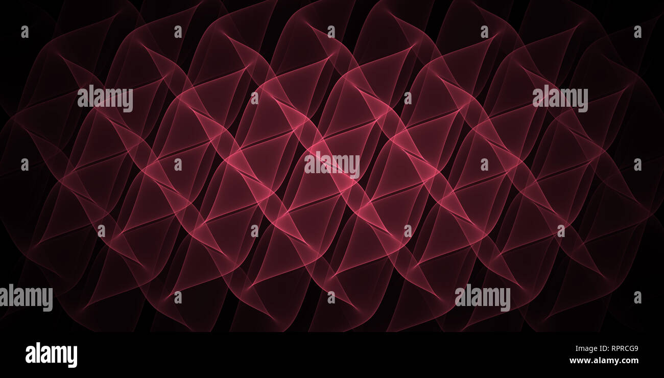 Glowing neon wavy lines Stock Photo - Alamy