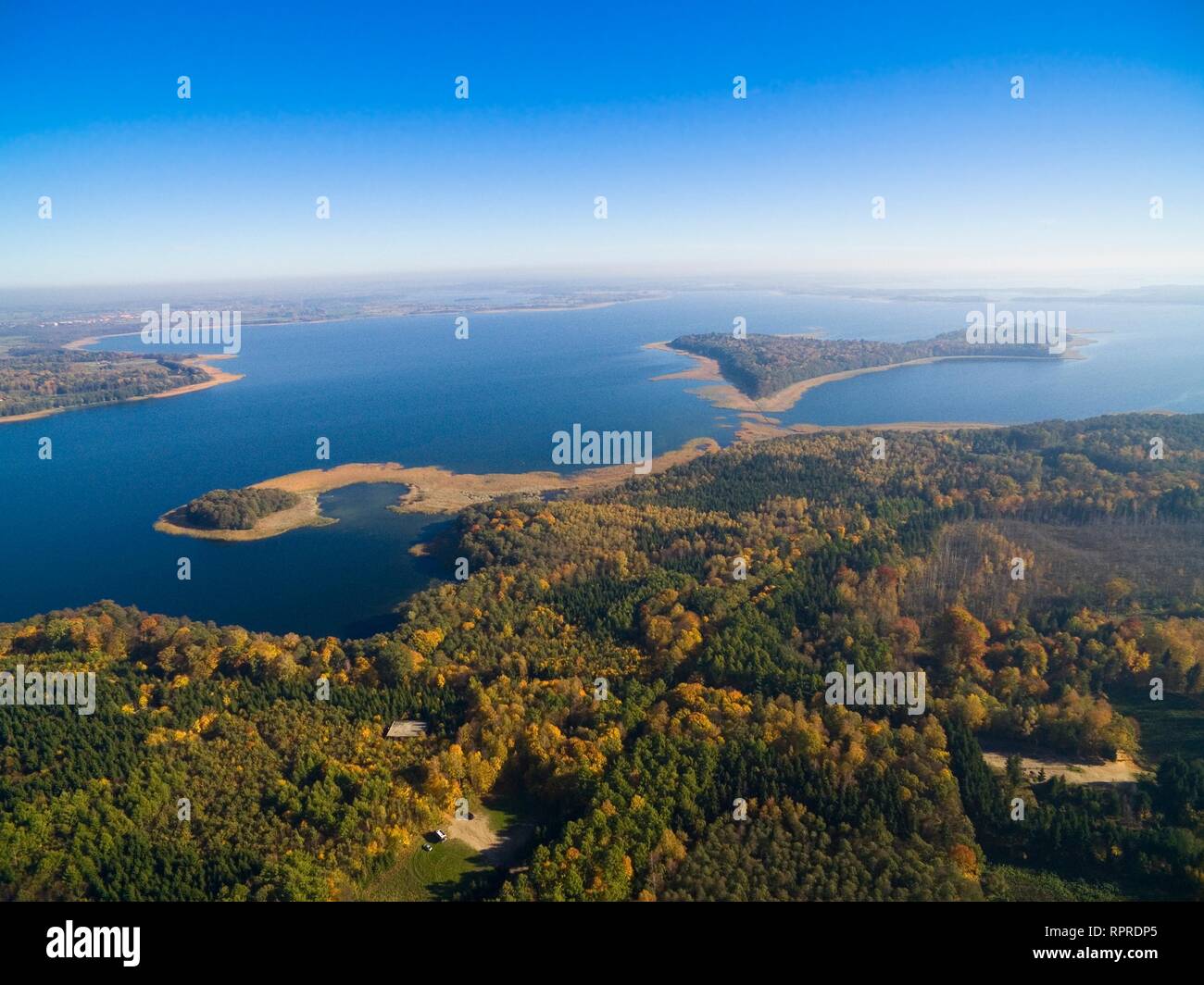 Aerial view of reinforced concrete bunkers belonged to Headquarters of ...