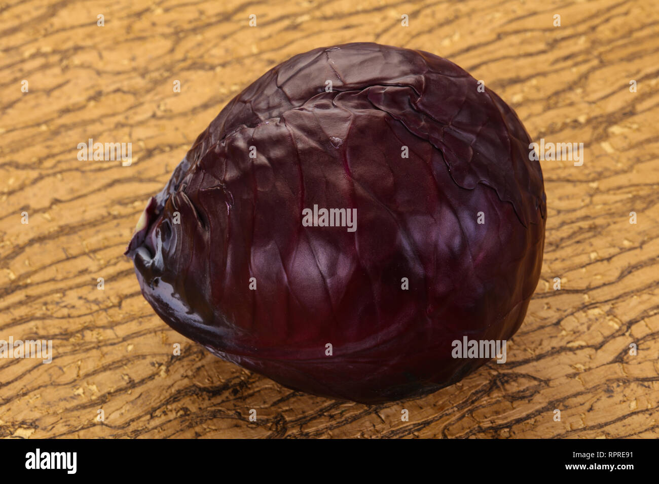 Red bright cabbage ready for cooking Stock Photo - Alamy