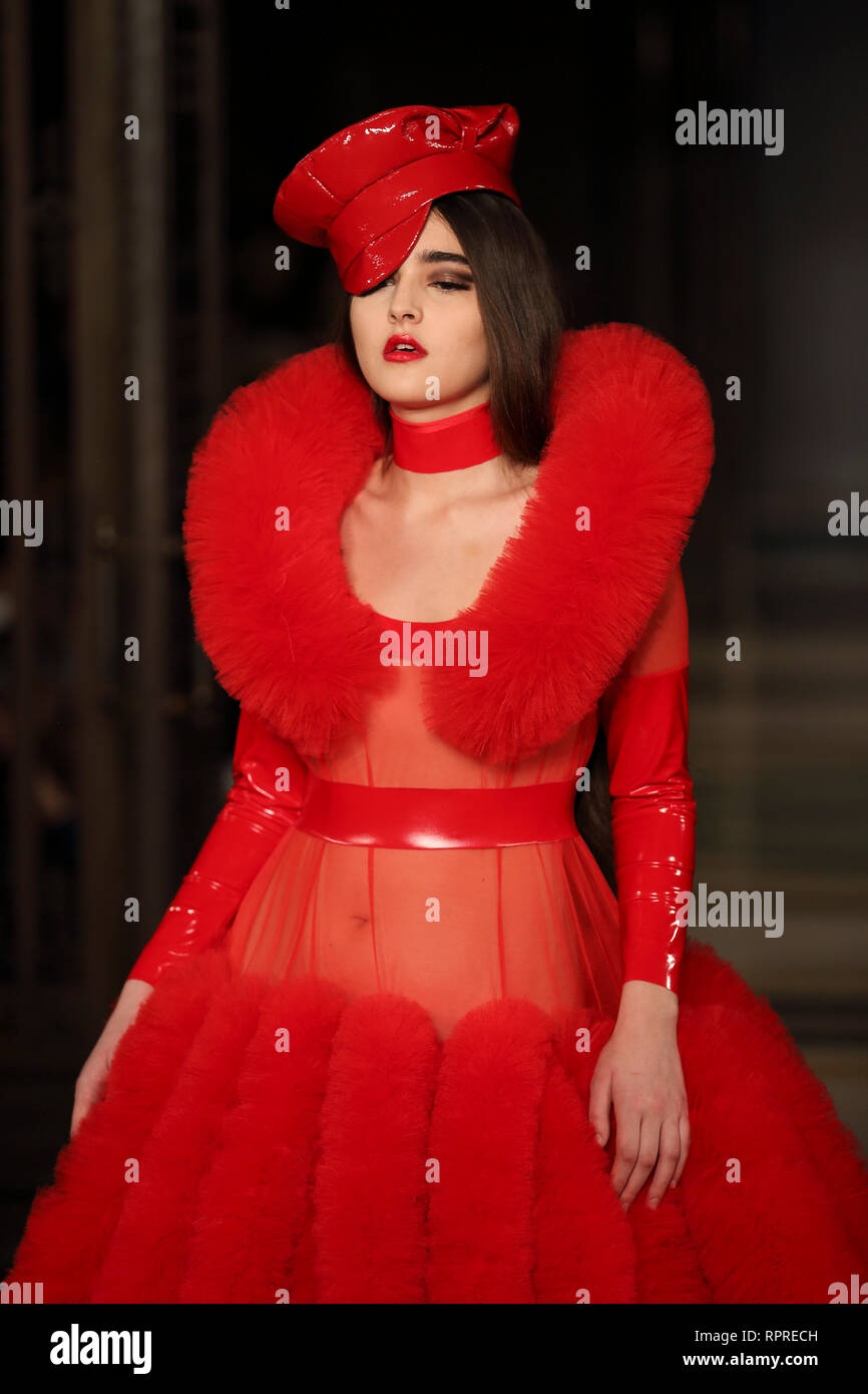 Pam Hogg AW19 LFW - 17 February 2019. Shie Lyu, LFW, London, AW19 ...