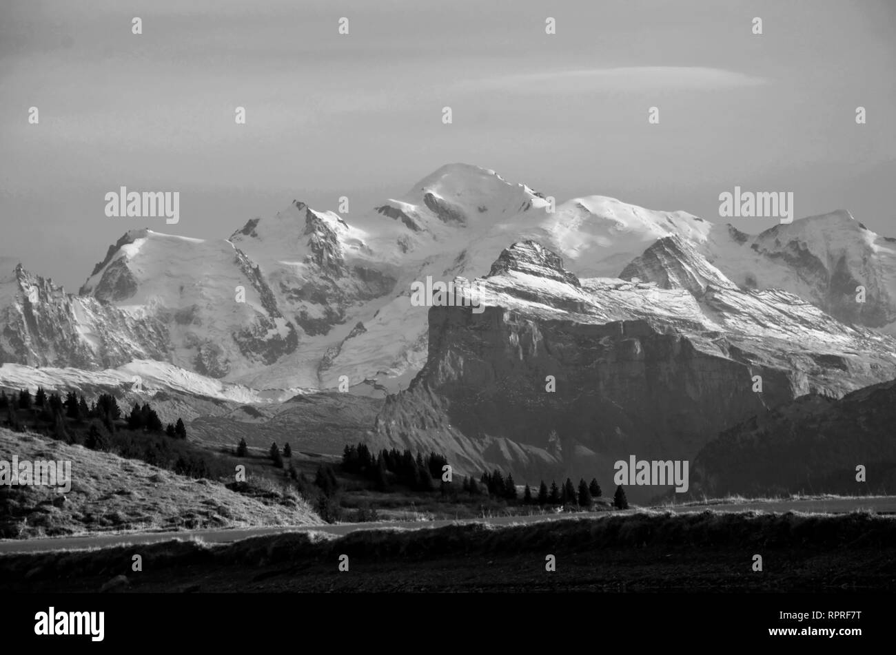 Autumn in mountains winter Black and White Stock Photos & Images - Alamy