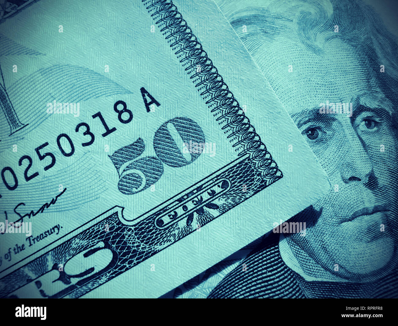 blue abstract money background from dollars usa Stock Photo - Alamy