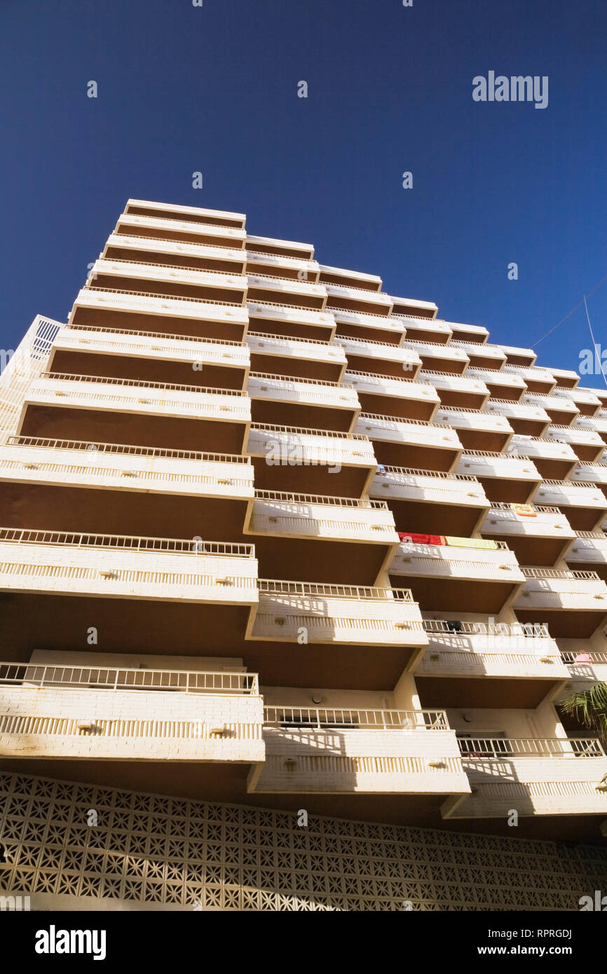 Hotel building balconies Stock Photo - Alamy