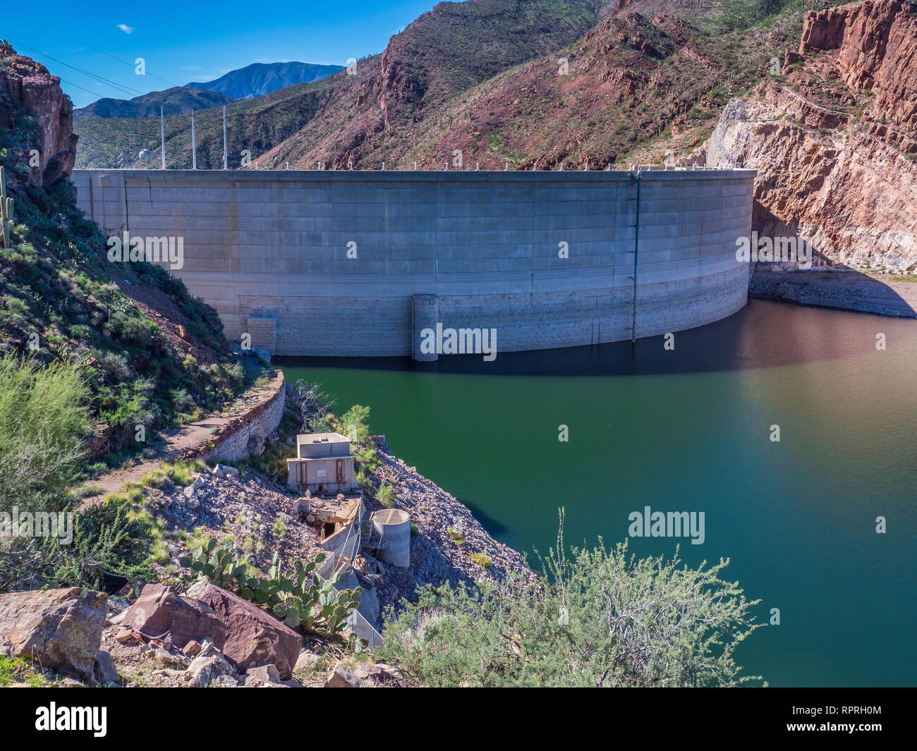 Arizona Roosevelt Dam Construction
