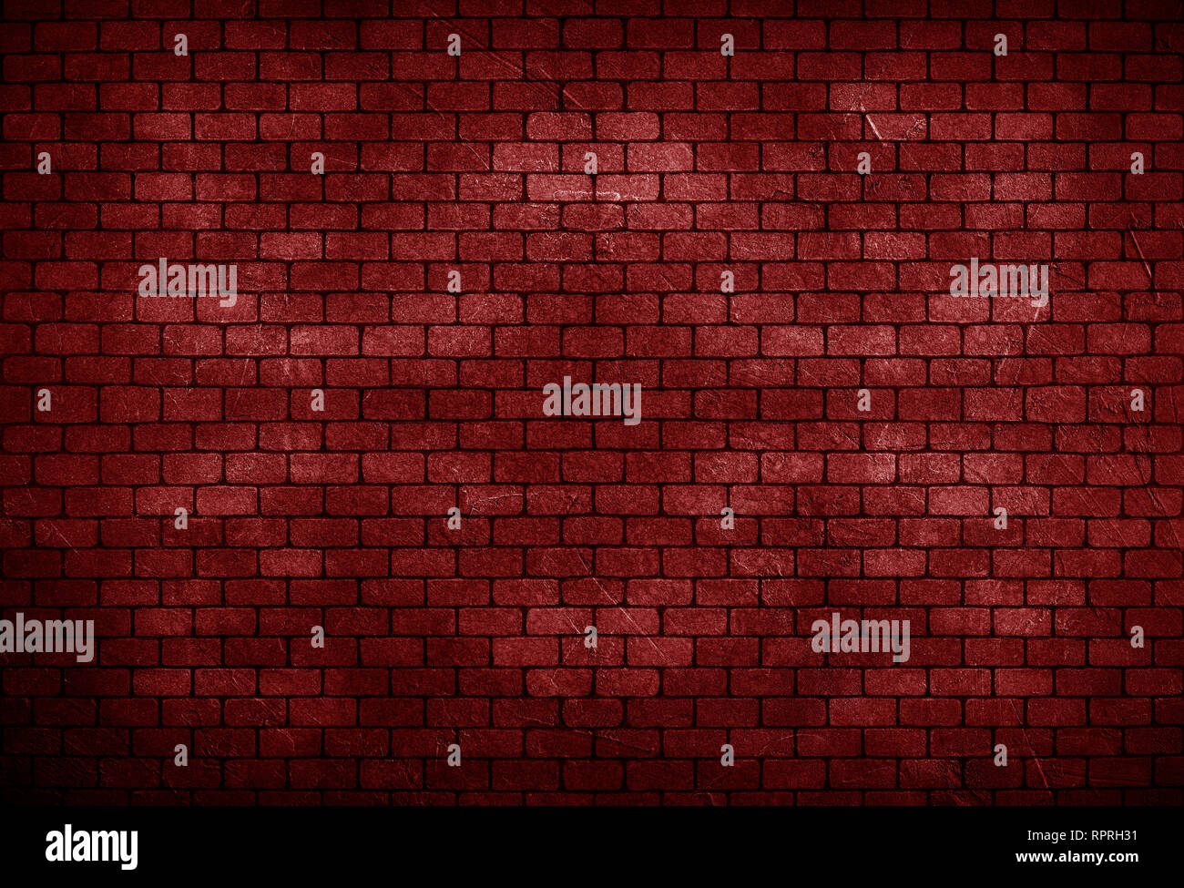 Background of old vintage red brick wall Stock Photo - Alamy