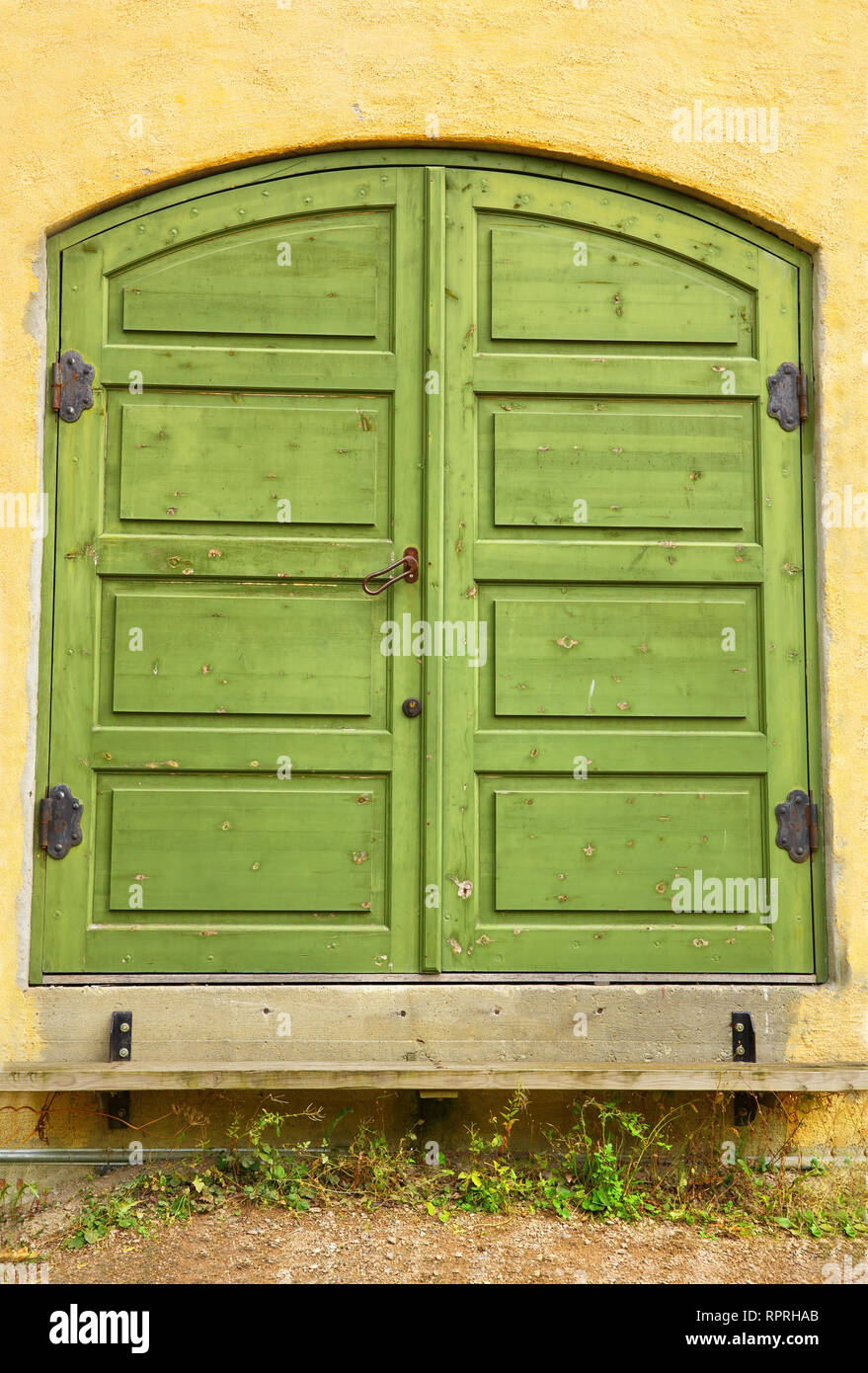 Old buiding wooden door in Oslo, Norway Stock Photo - Alamy