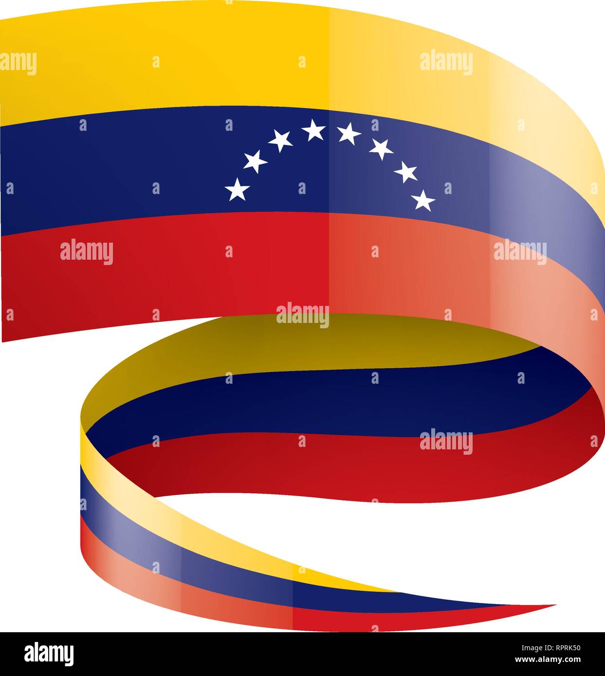 Venezuela flag, vector illustration on a white background Stock Vector ...