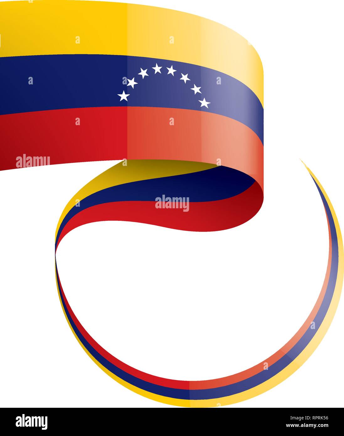 Venezuela flag, vector illustration on a white background Stock Vector ...