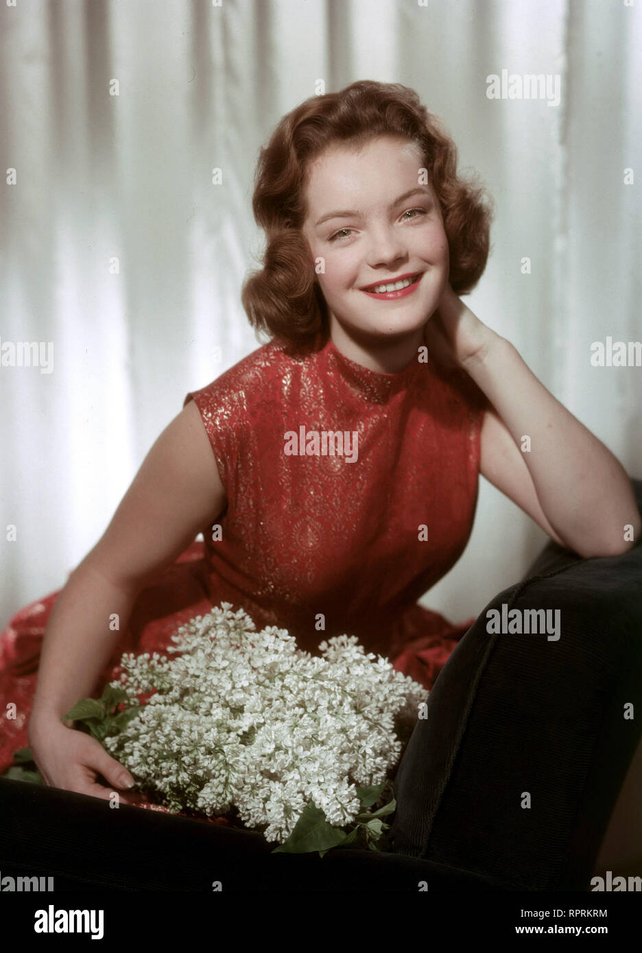 ROMY SCHNEIDER, Portrait, 1953 Stock Photo - Alamy