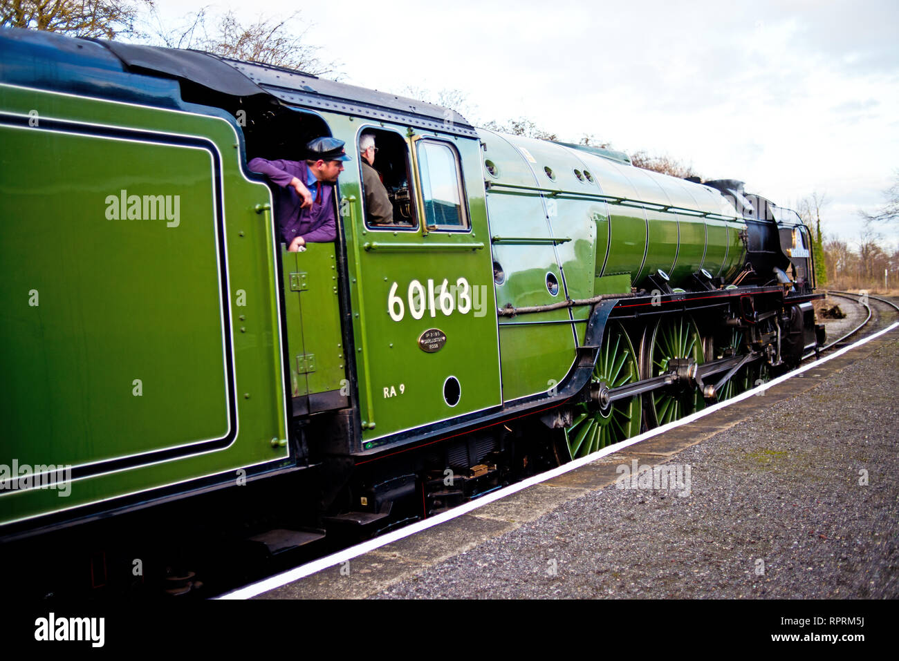 A1 Pacific No 60163 Tornado at Bedale, Wensleydale Railway, North ...