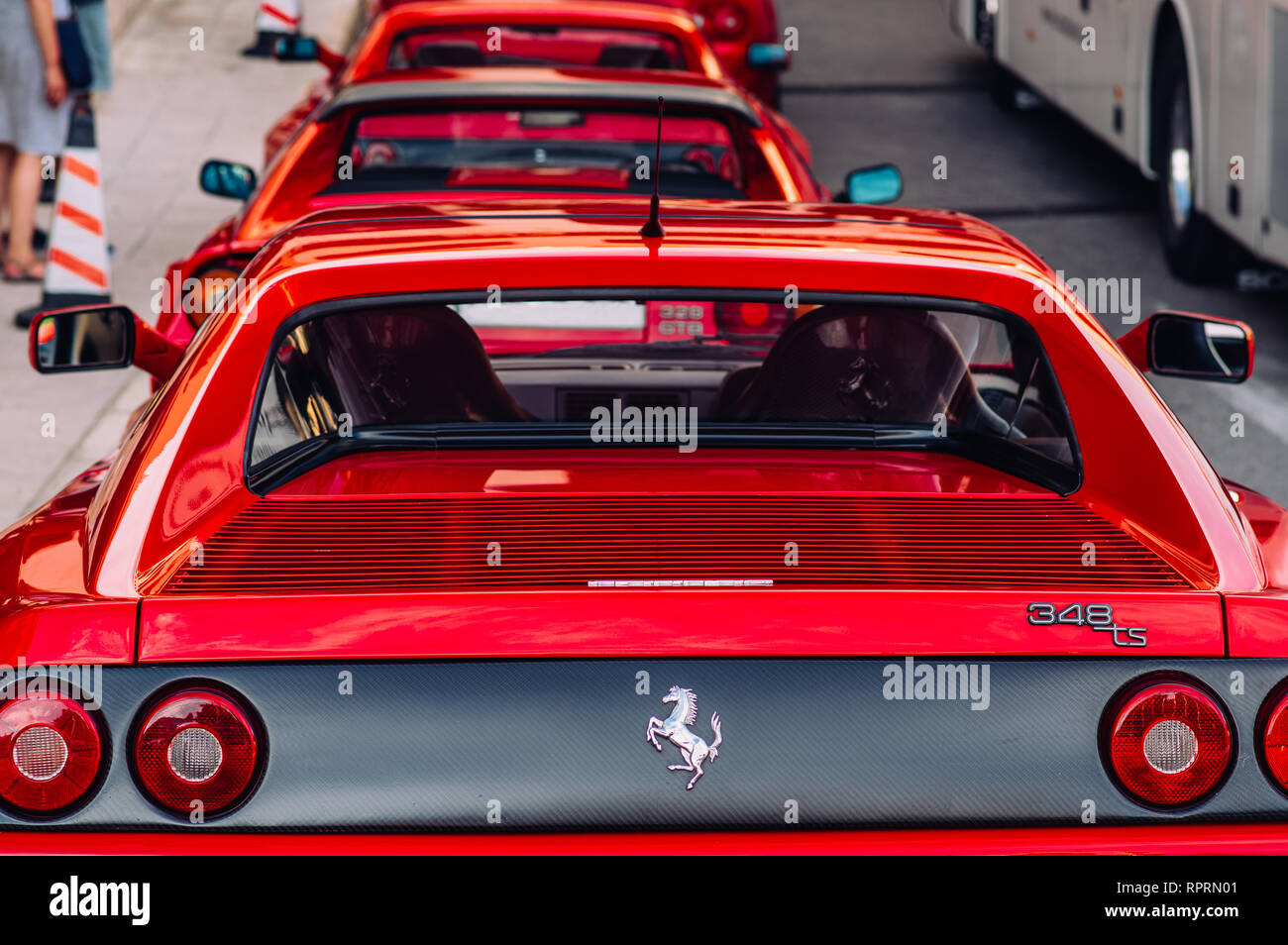 Ferrari back hi-res stock photography and images - Alamy