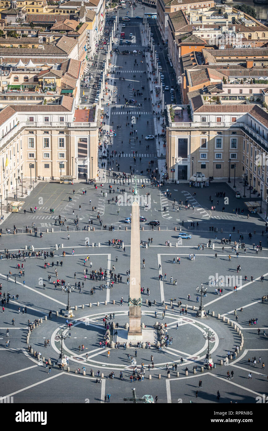 Birds eye view of rome hi-res stock photography and images - Alamy