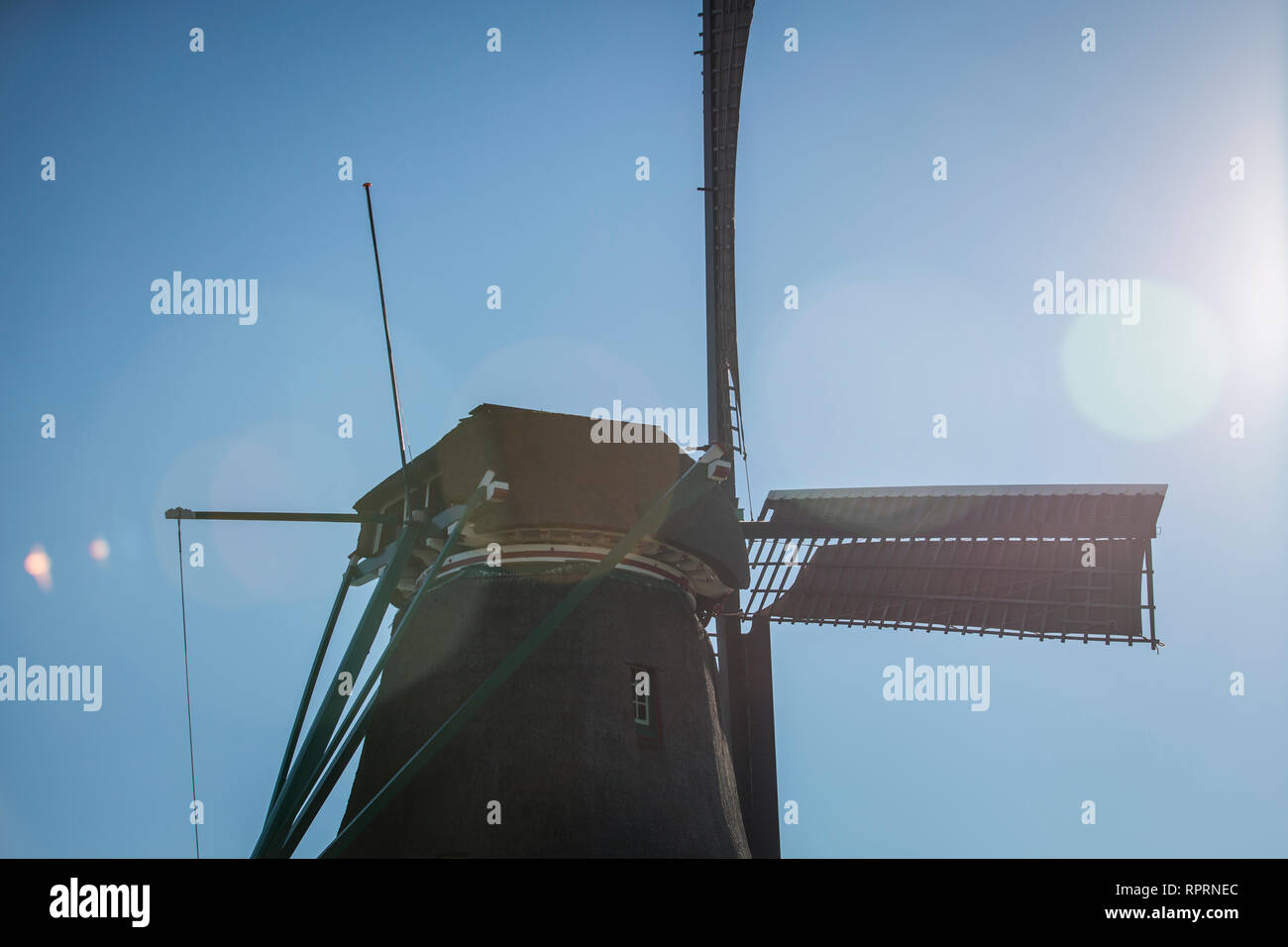 Traditional Dutch windmill Stock Photo - Alamy