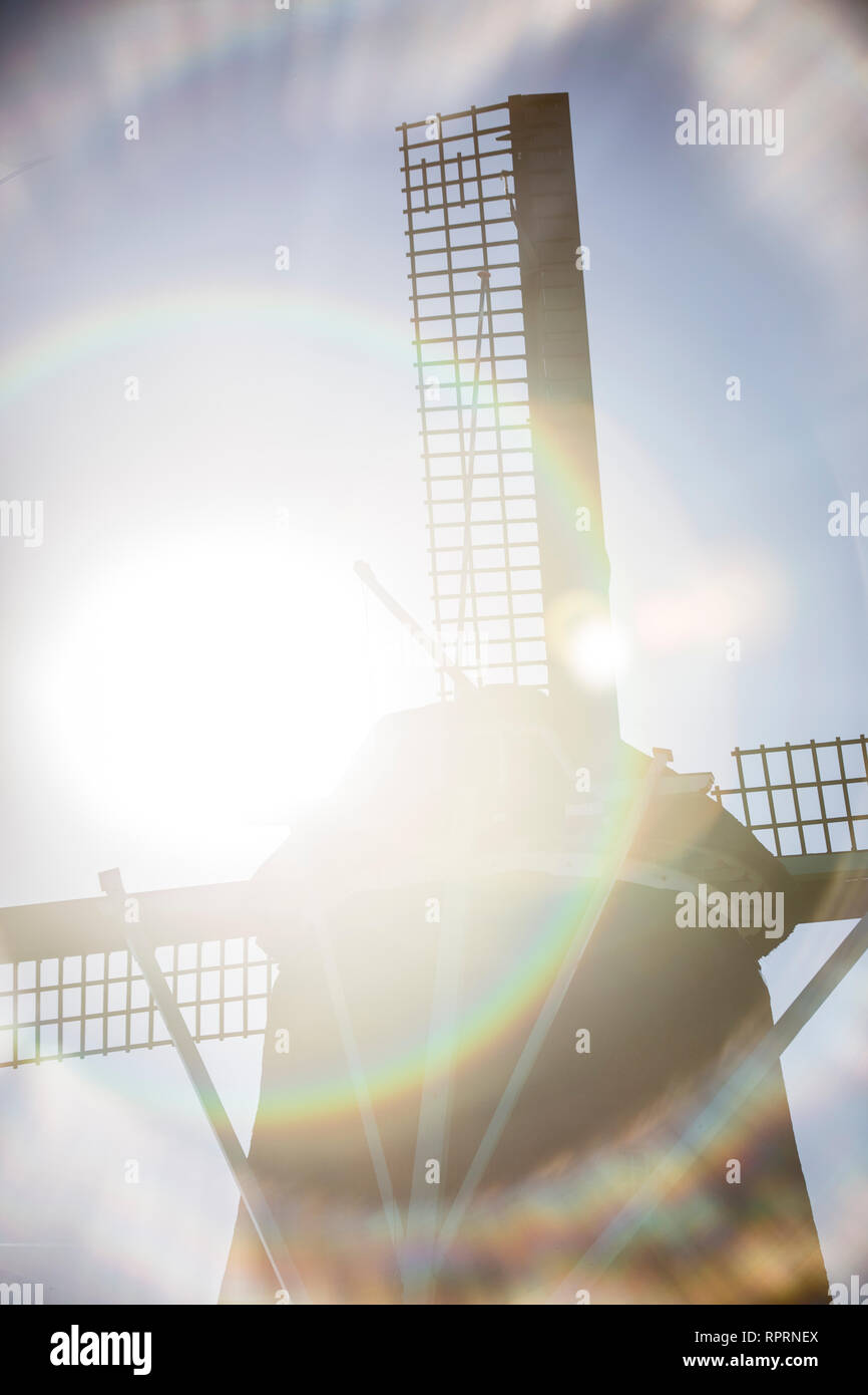 Traditional Dutch windmill Stock Photo - Alamy