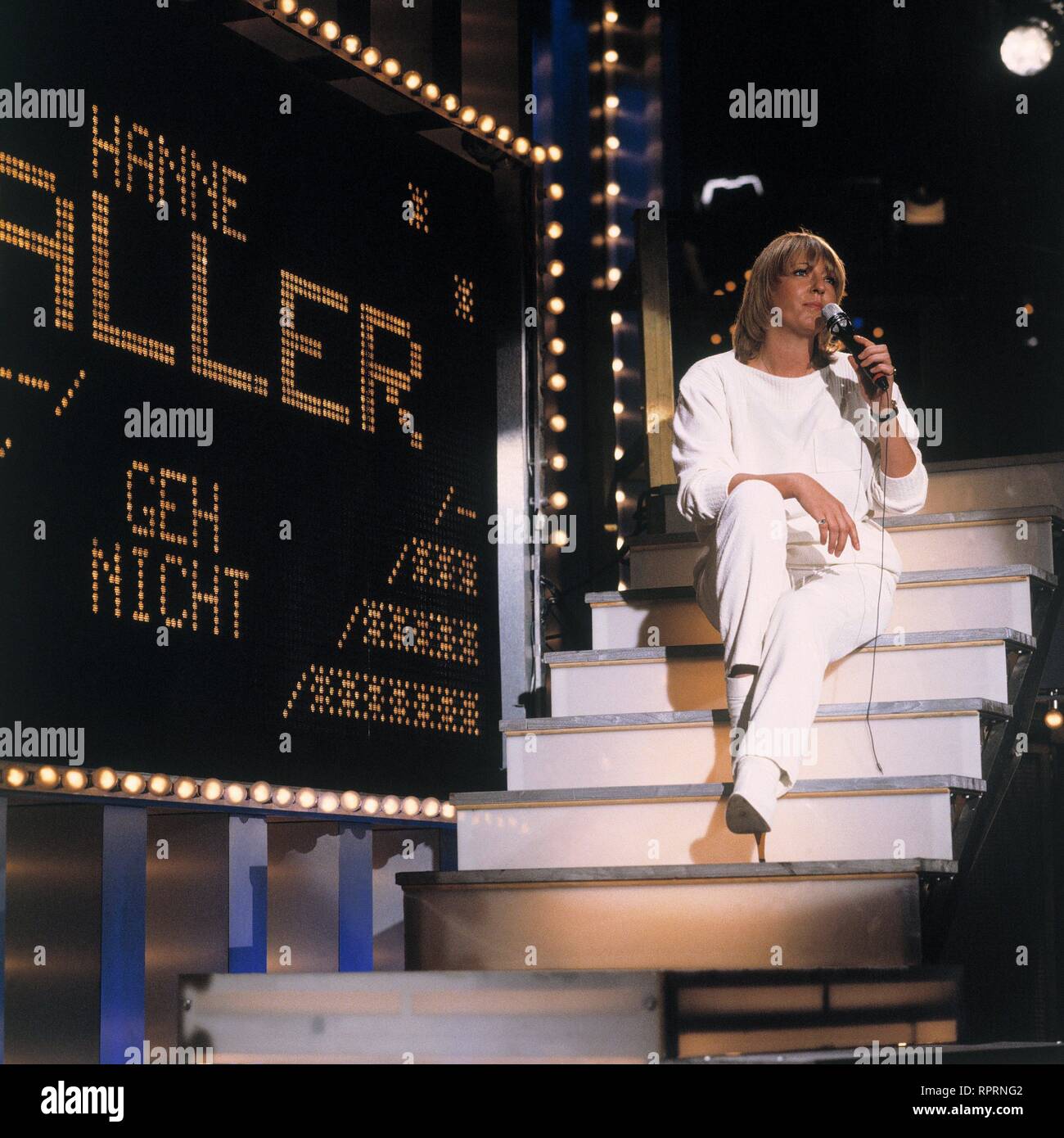 HITPARADE / HANNE HALLER, 1981 Grimm Stock Photo - Alamy
