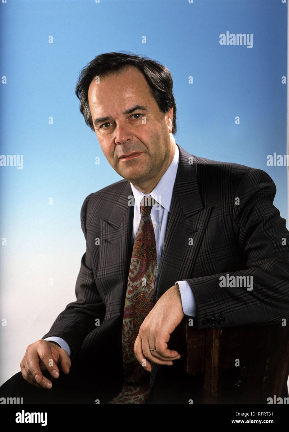 Professor DIETER STOLTE, Aufnahme 1992 / Überschrift: DIETER STOLTE ...