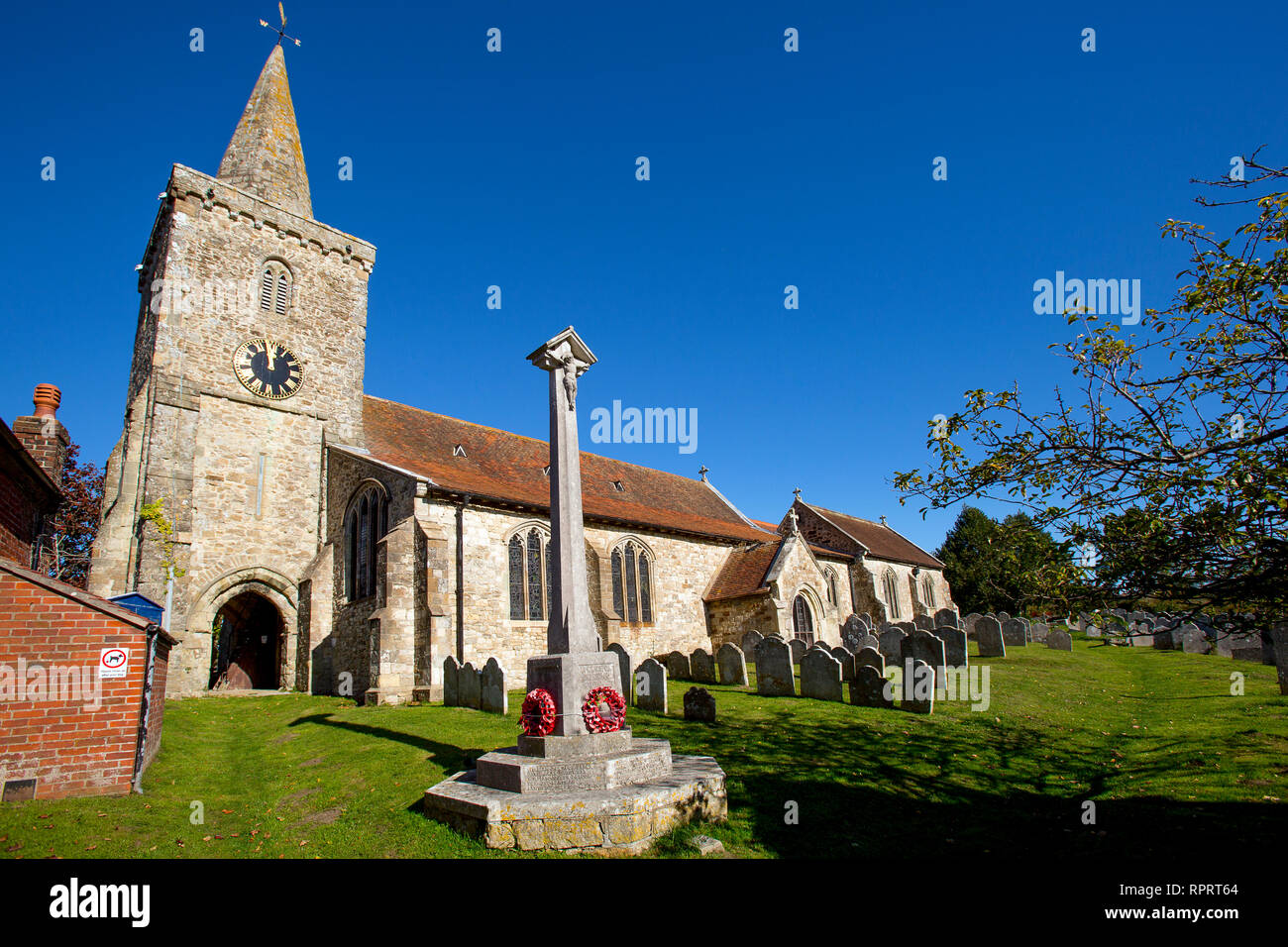 Brading church hi-res stock photography and images - Alamy