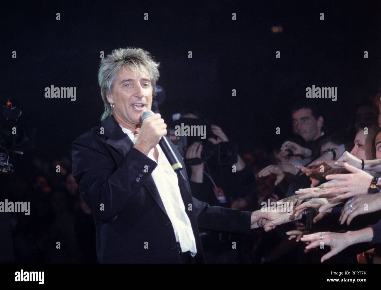 ROD STEWART, Aufnahme 1997 / Überschrift: ROD STEWART Stock Photo - Alamy