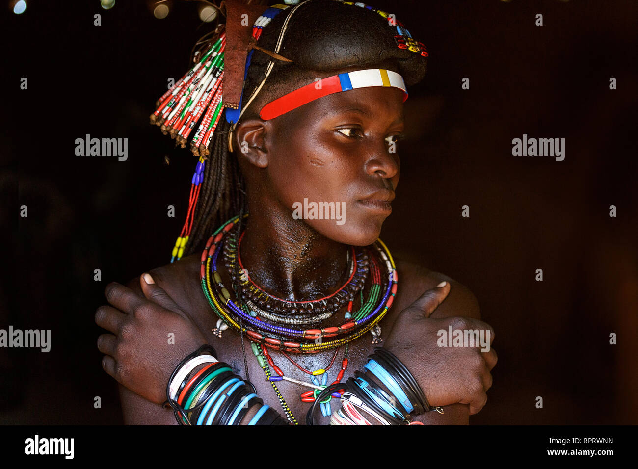 Zemba woman opuwo namibia hi-res stock photography and images - Alamy