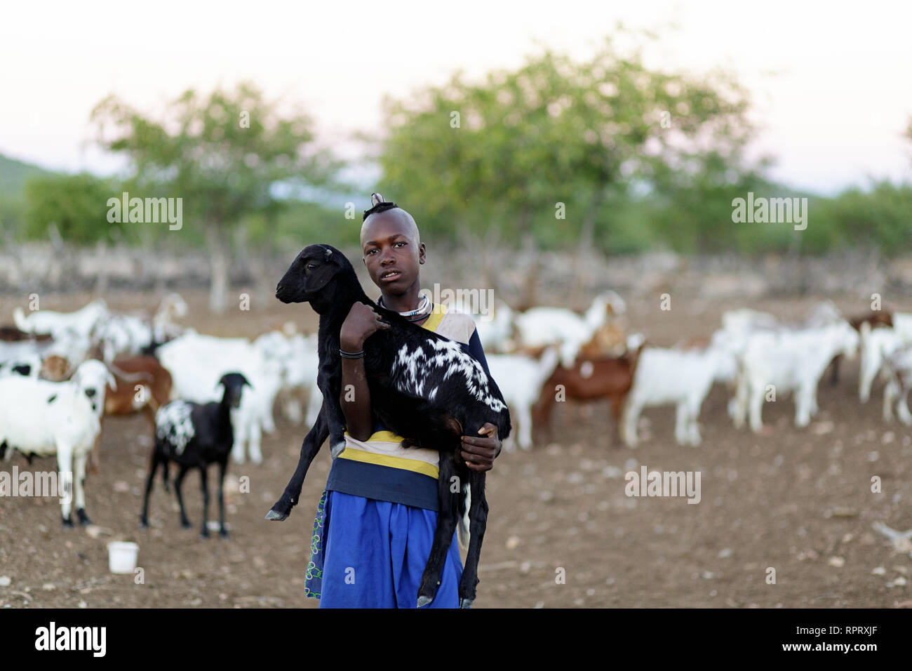 African herder boy hi-res stock photography and images - Alamy