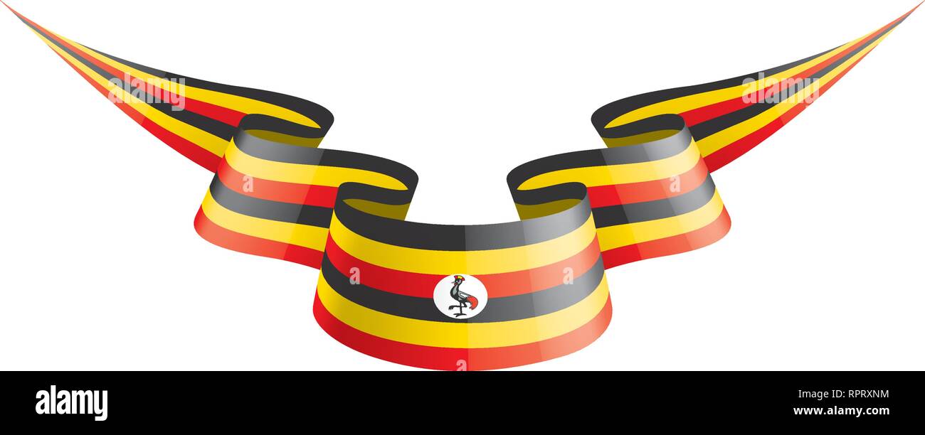 Uganda flag, vector illustration on a white background Stock Vector Image & Art - Alamy