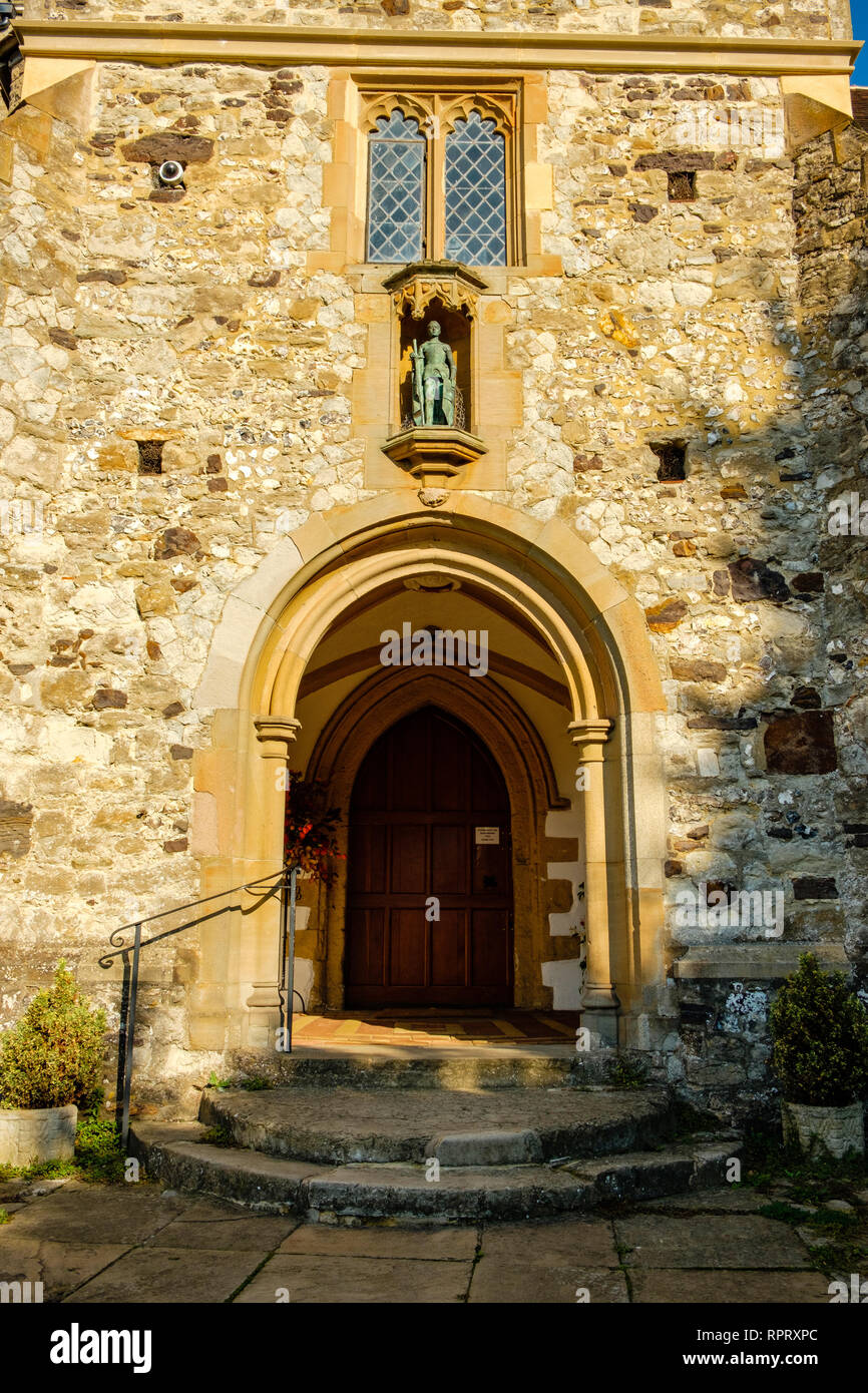 The Church of St George, High Street, Wrotham, Kent Stock Photo - Alamy
