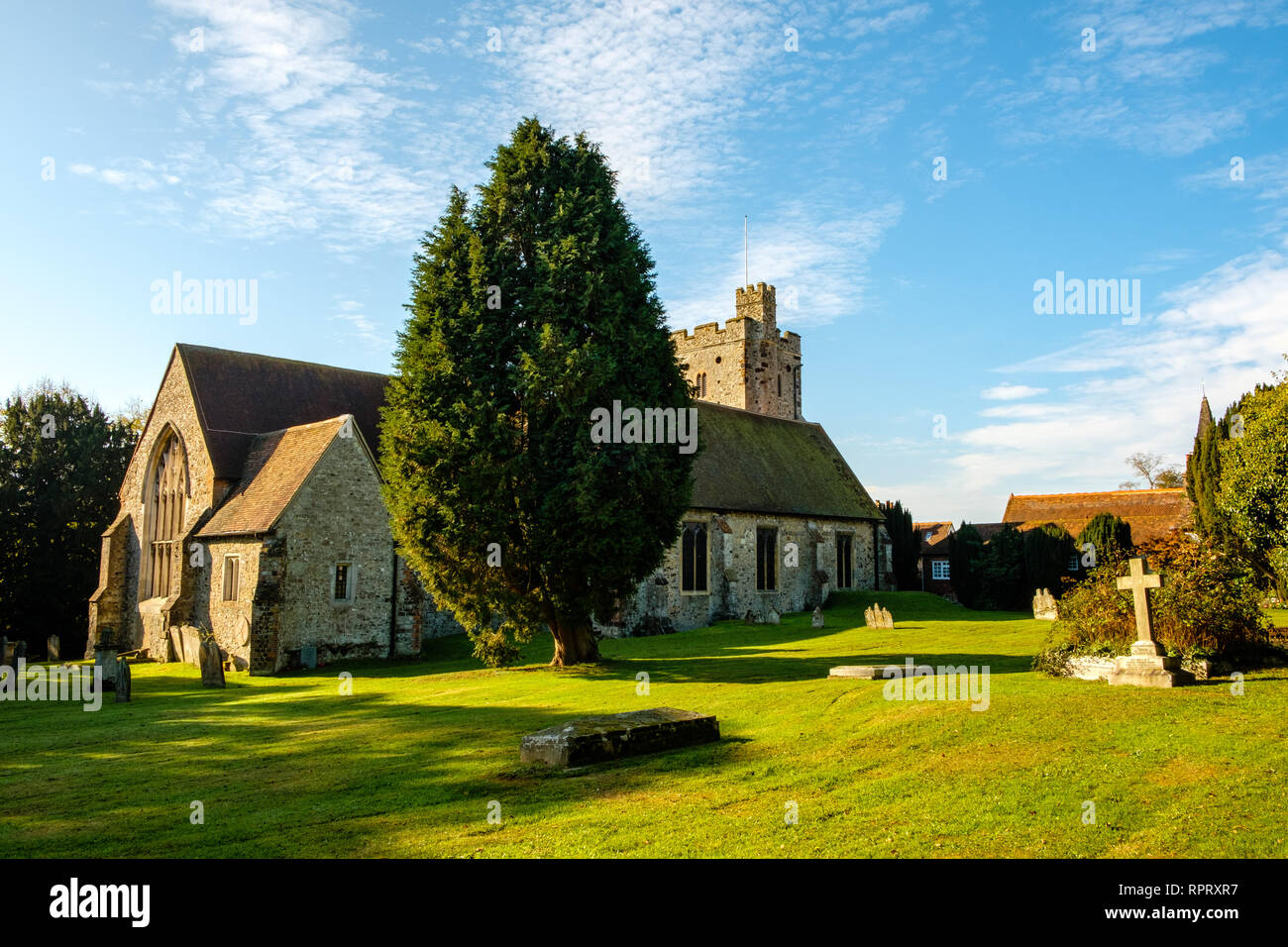 The Church of St George, High Street, Wrotham, Kent Stock Photo - Alamy