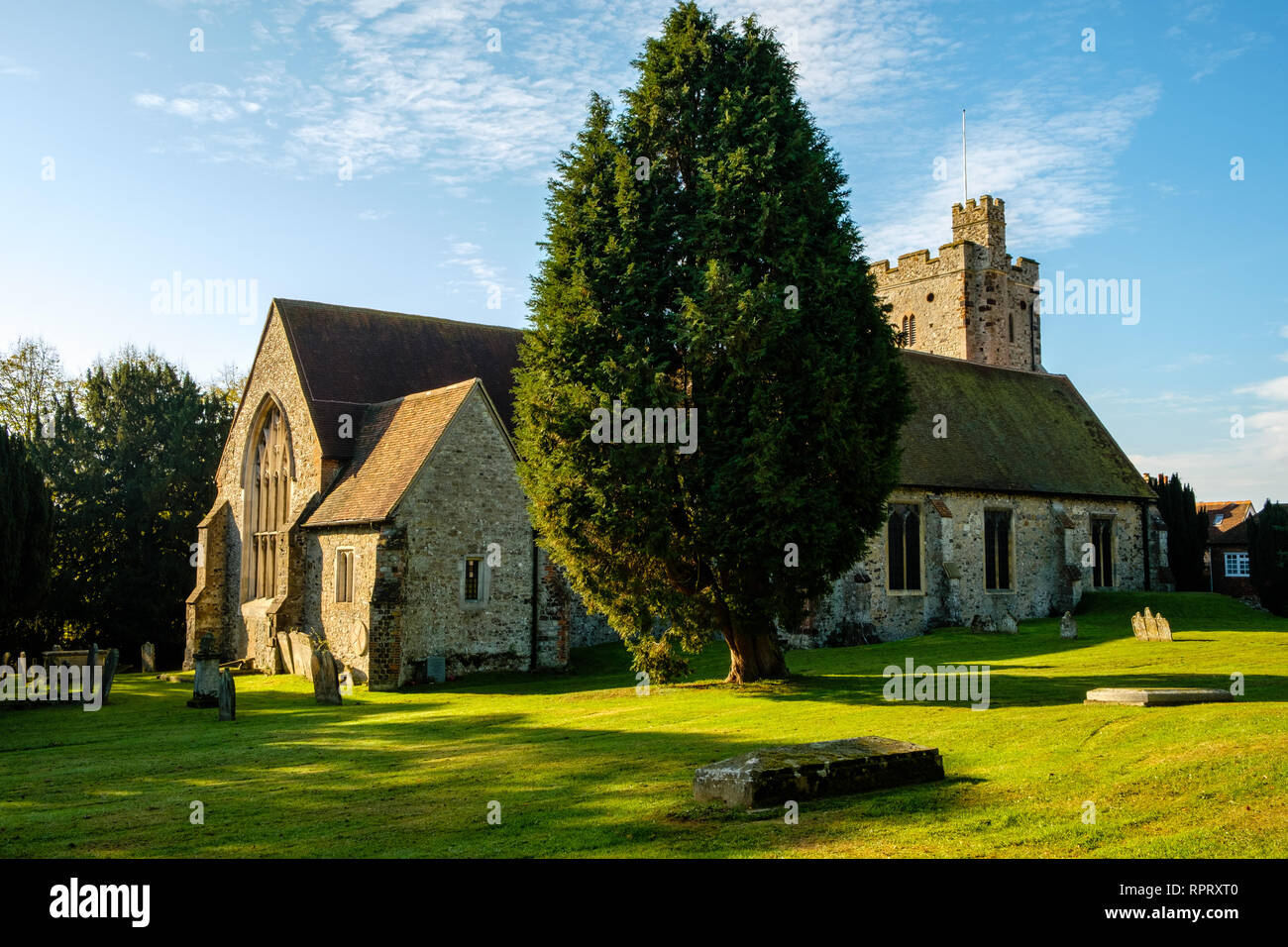 The Church of St George, High Street, Wrotham, Kent Stock Photo - Alamy