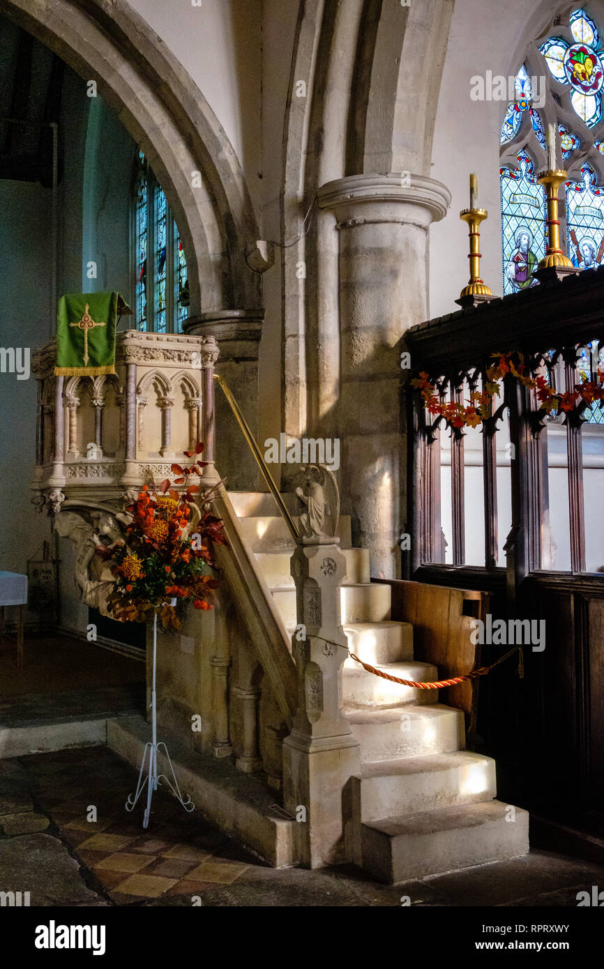 The Church of St George, High Street, Wrotham, Kent Stock Photo - Alamy