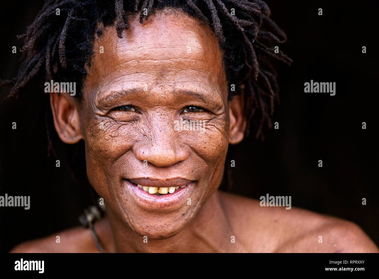 Bushman san people male san hunter hi-res stock photography and images ...