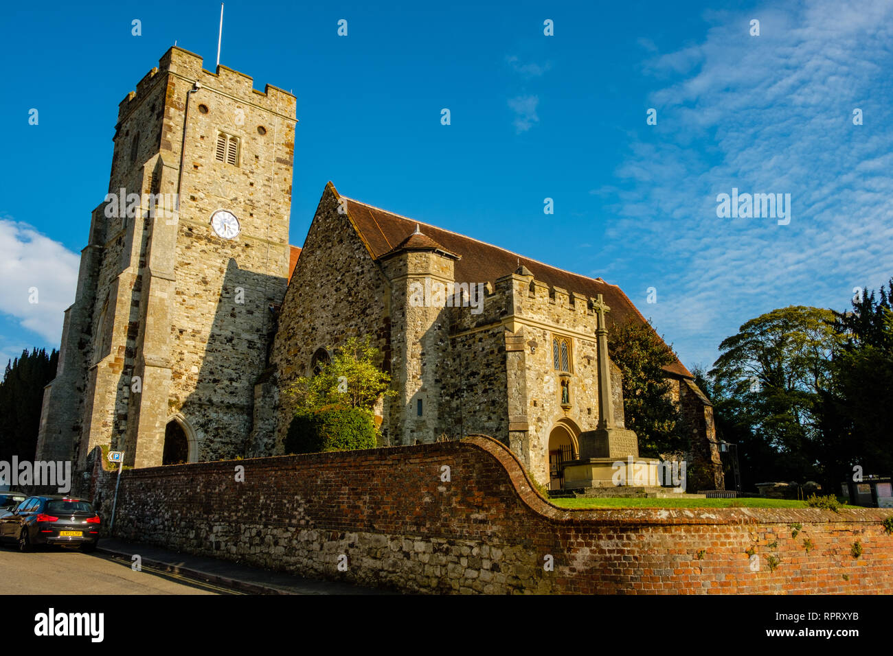 The Church of St George, High Street, Wrotham, Kent Stock Photo - Alamy