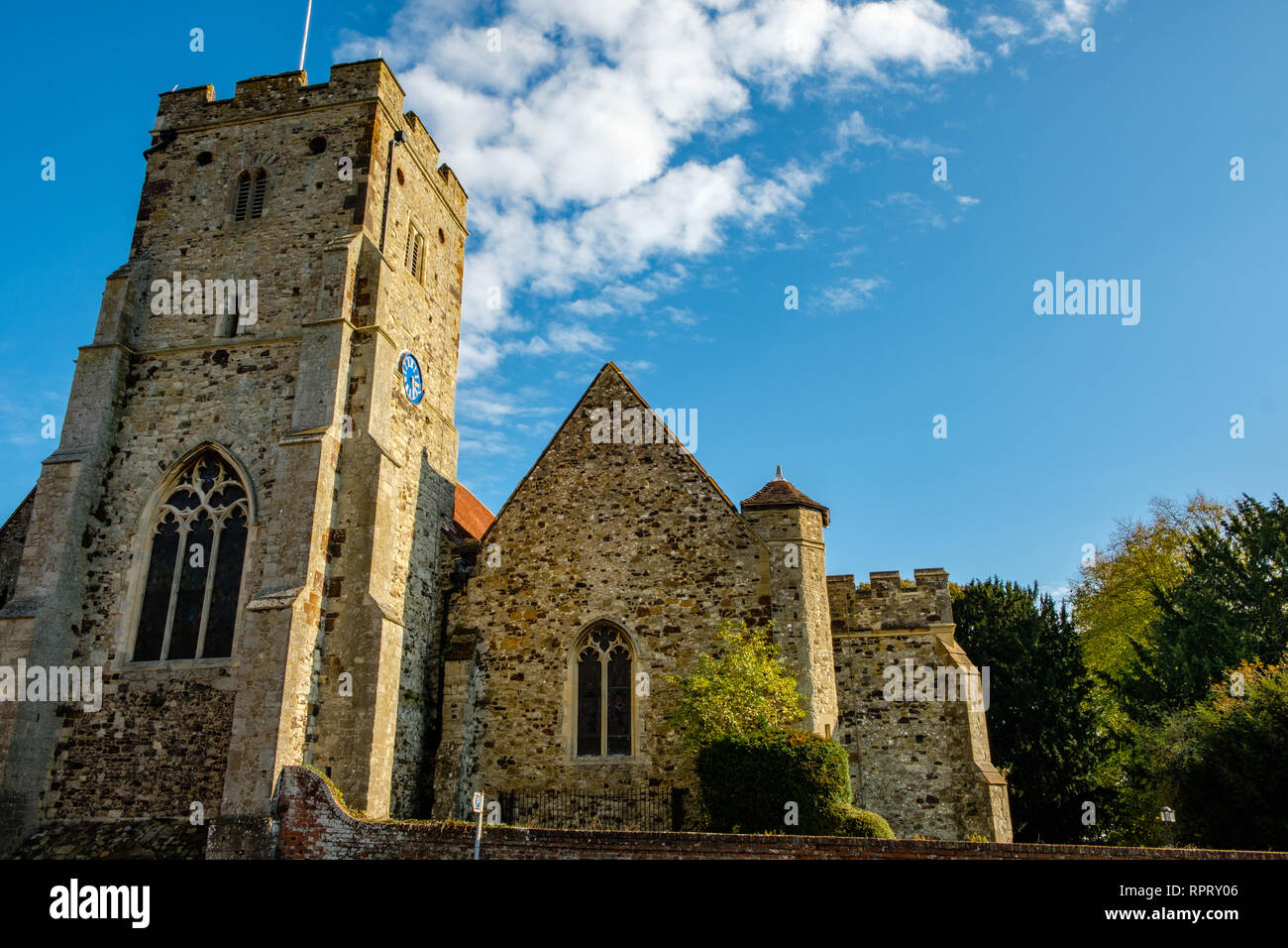 The Church of St George, High Street, Wrotham, Kent Stock Photo - Alamy