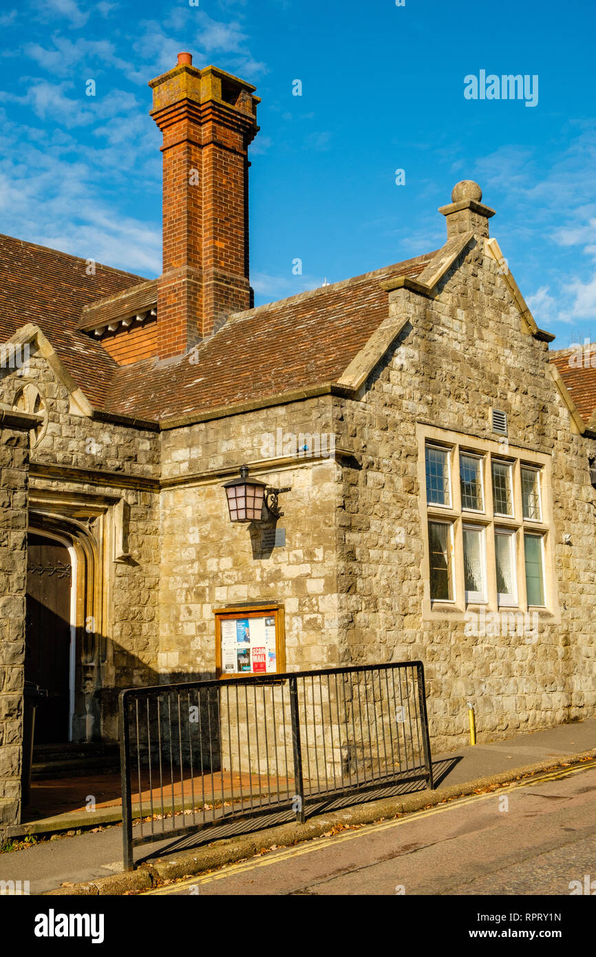 St Georges Hall, High Street, Wrotham, Kent Stock Photo - Alamy