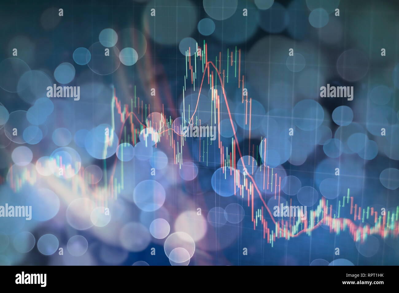 Business financial or stock market background. Business graph on stock ...