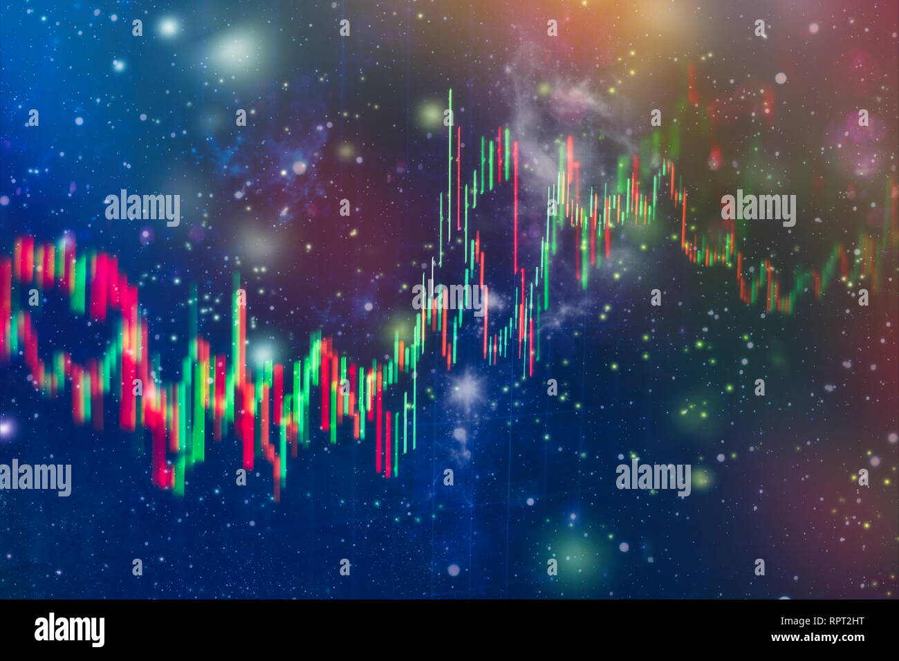 Abstract glowing forex chart interface wallpaper. Investment, trade ...