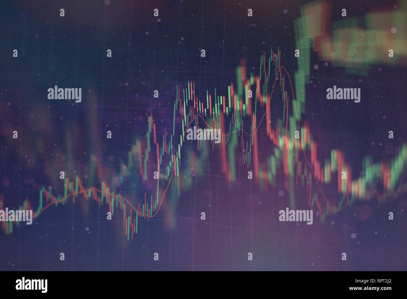 Candle stick graph chart of stock market investment trading. The Forex ...