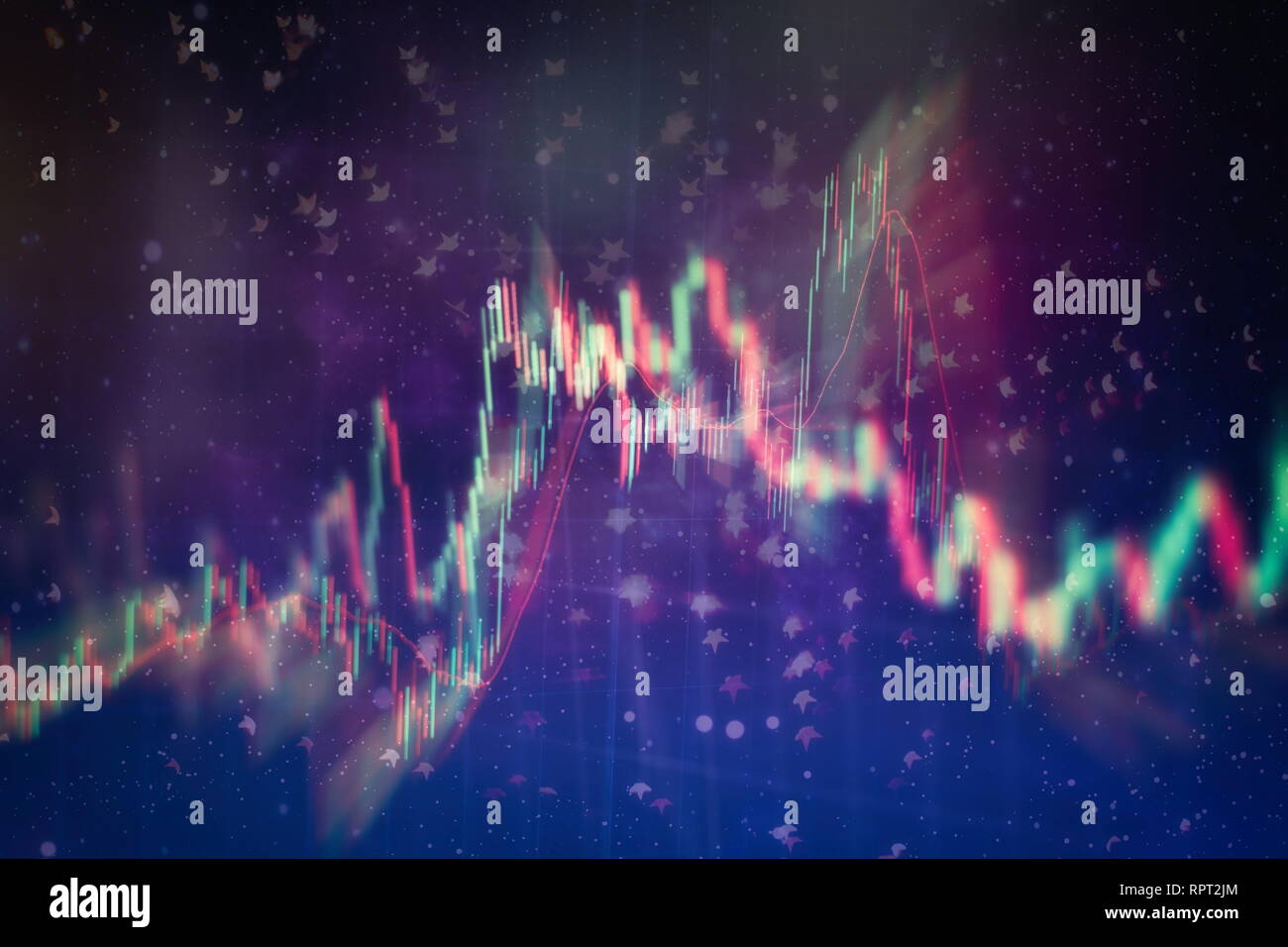 Candle stick graph chart of stock market investment trading. The Forex ...