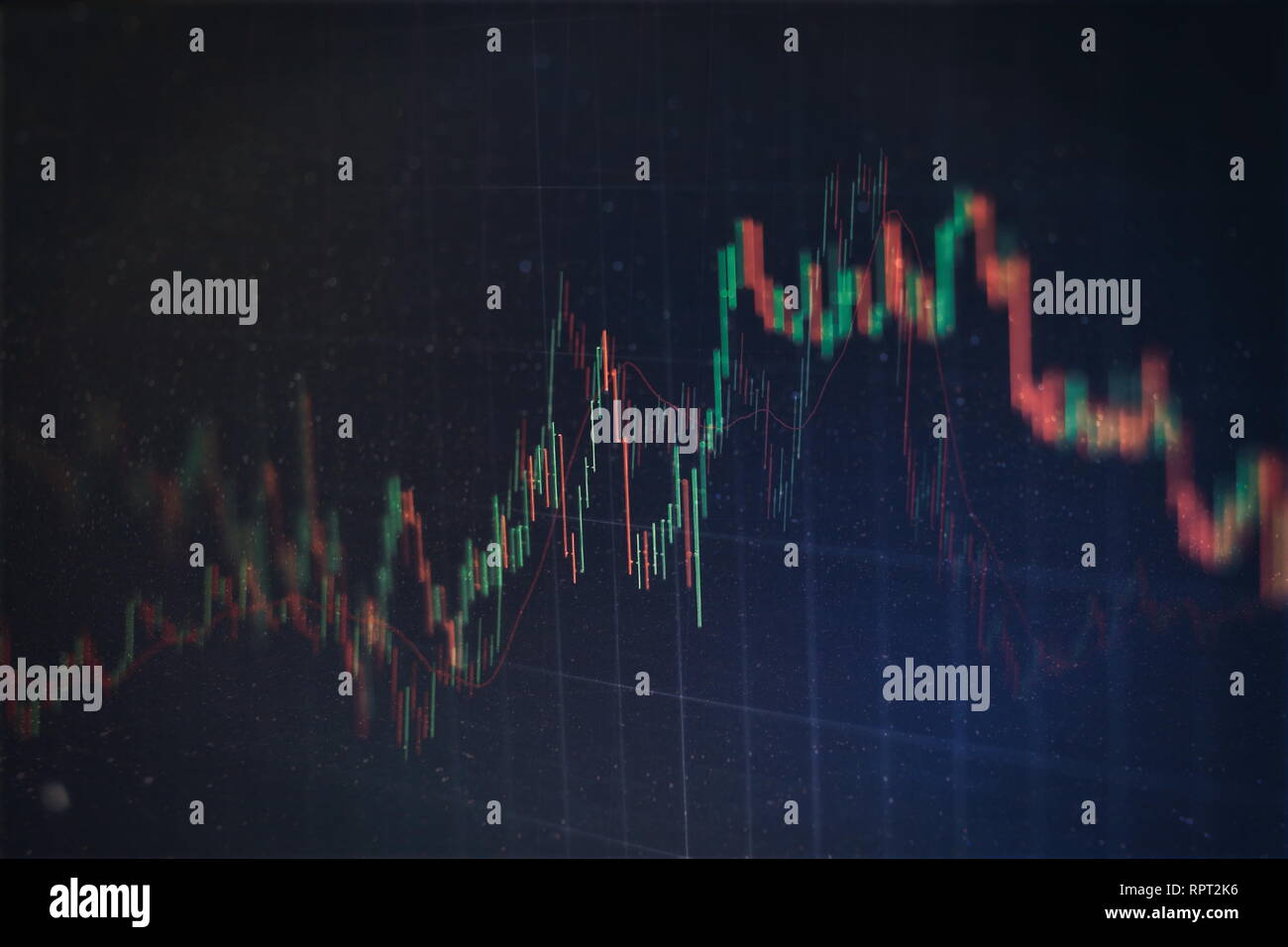 Candle stick graph chart of stock market investment trading. The Forex ...