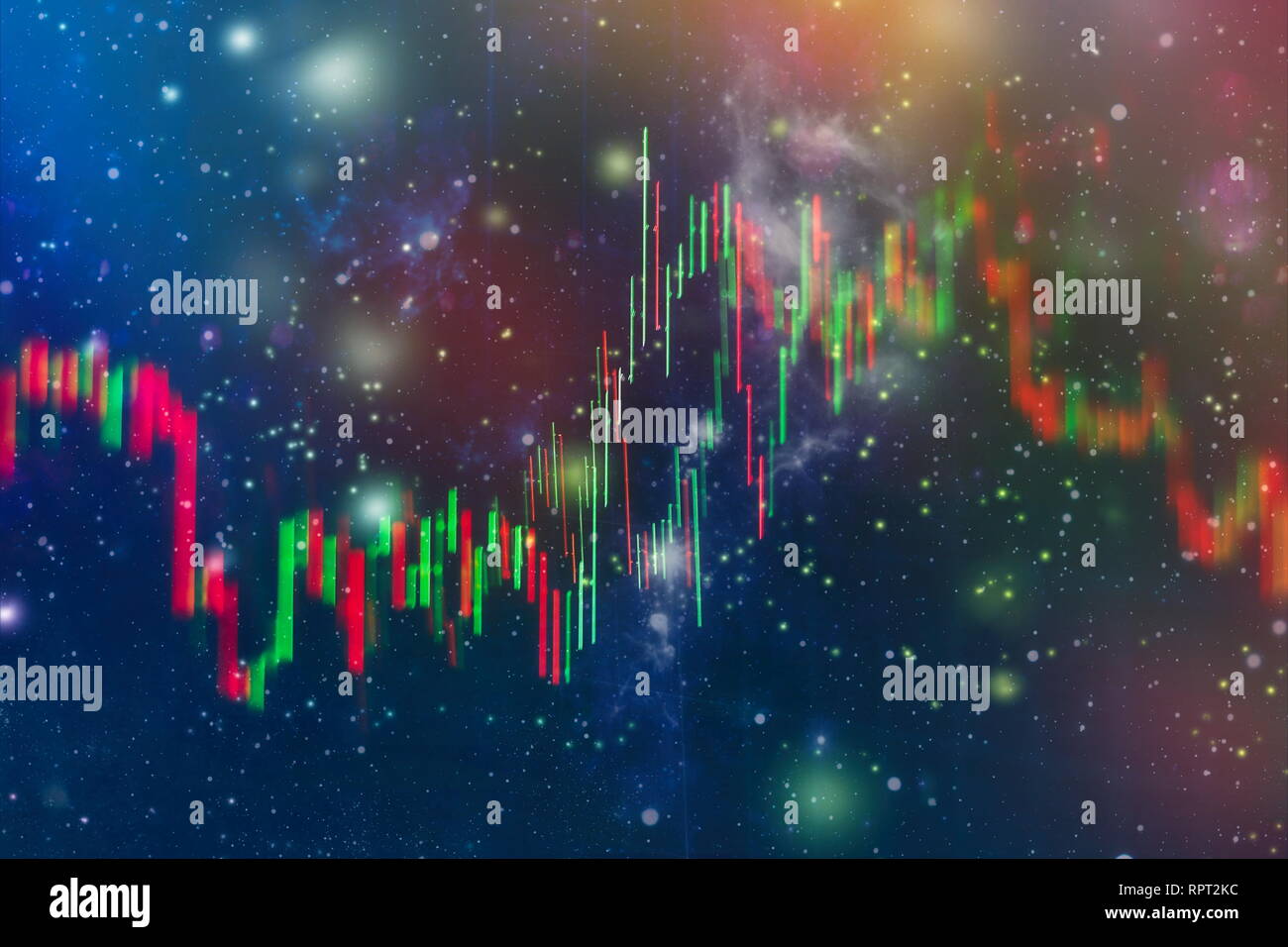 Candle stick graph chart of stock market investment trading. The Forex ...