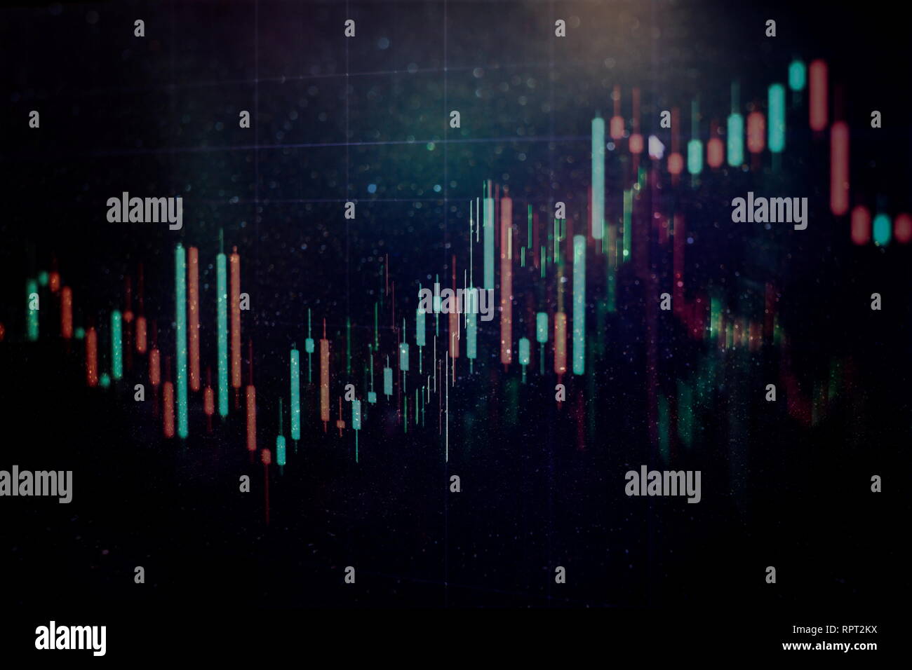Candle stick graph chart of stock market investment trading. The Forex ...