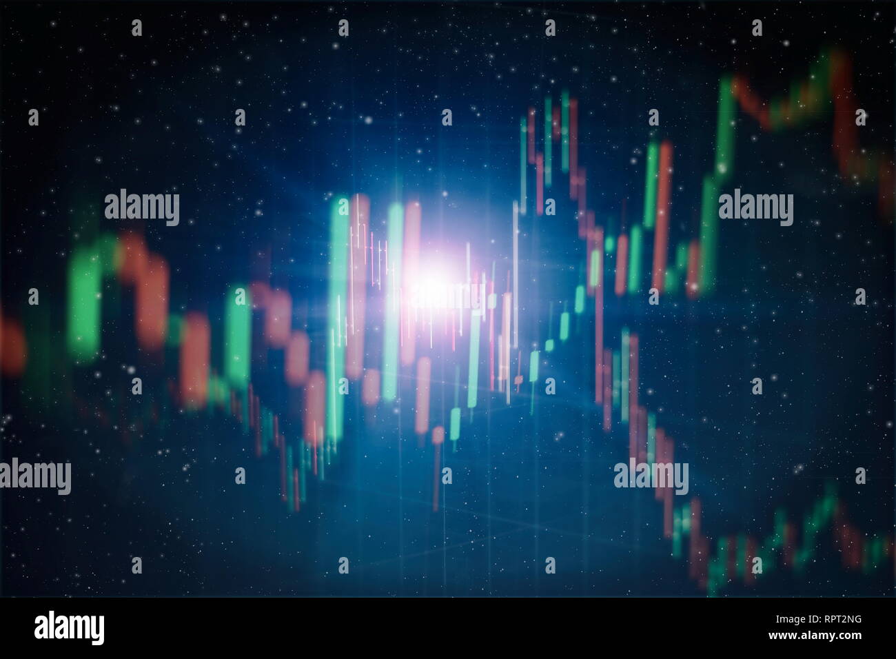 Candle stick graph chart of stock market investment trading. The Forex ...