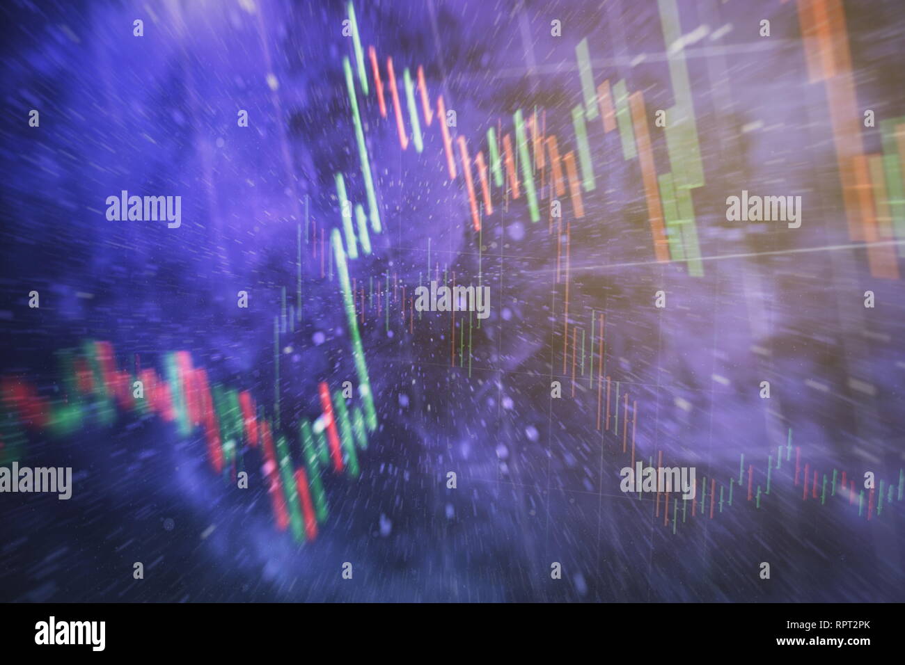 Candle stick graph chart of stock market investment trading. The Forex ...