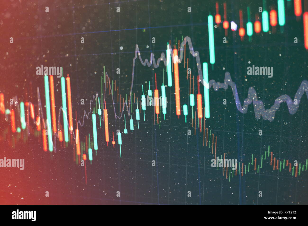 Candle stick graph chart of stock market investment trading. The Forex ...