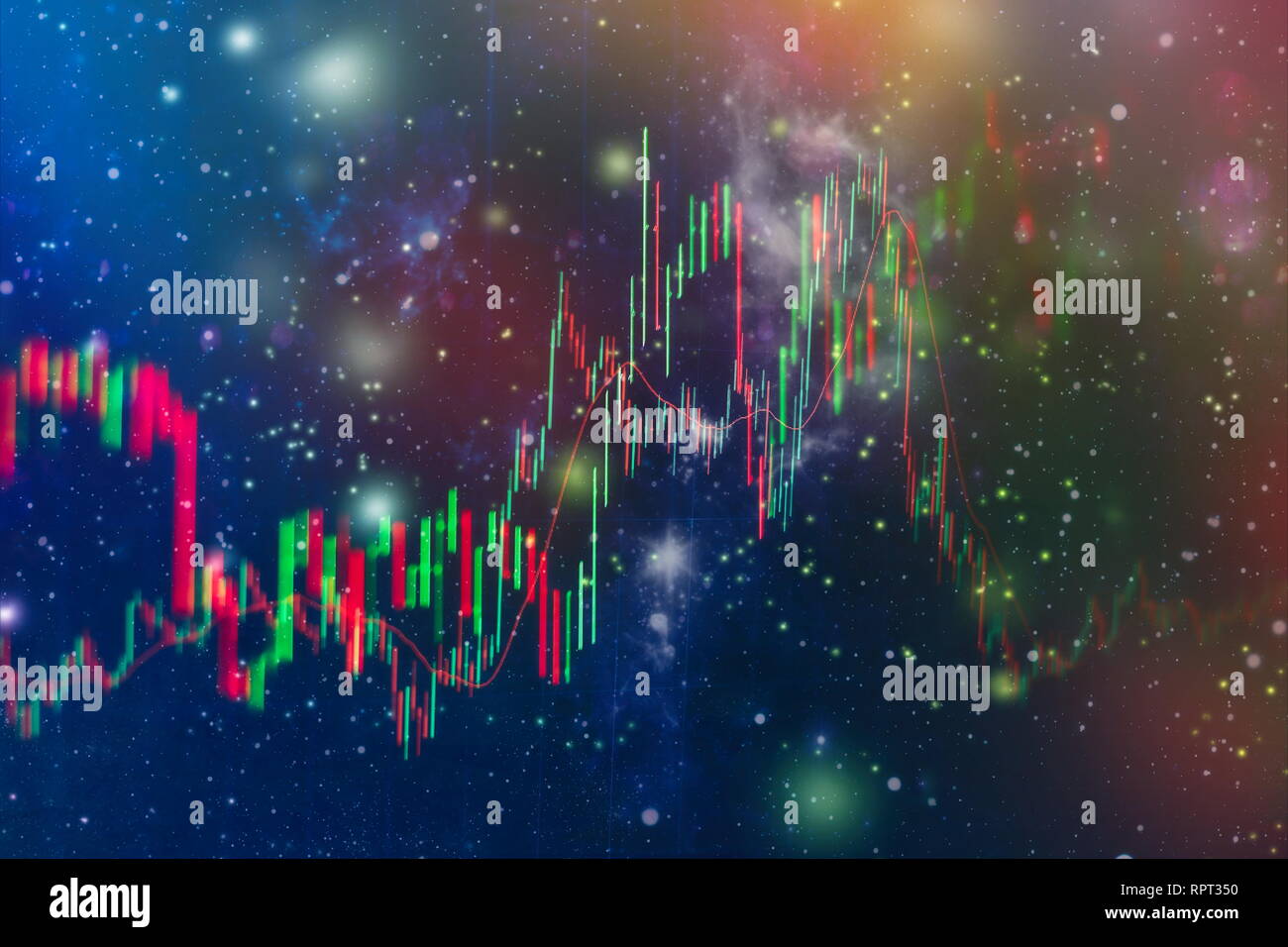 Business financial or stock market background. Business graph on stock ...