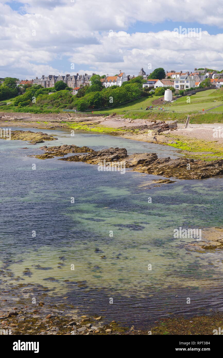 Crail Fishing Village Seascape on a Sunny Summers Day. Fife, Scotland ...